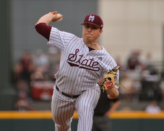 Mississippi State Pitcher Keegan James 18 Editorial Stock Photo - Stock ...