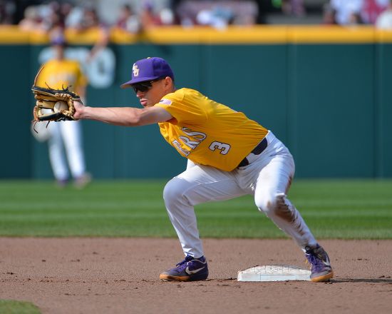 Lsu Infielder Hal Hughes 3 Makes Editorial Stock Photo - Stock Image ...