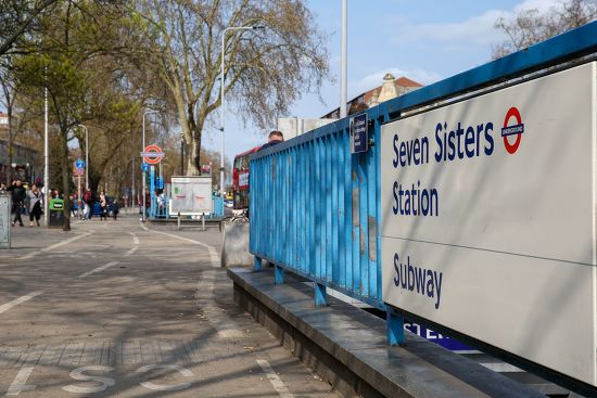 General View Seven Sisters Underground Tube Editorial Stock Photo ...