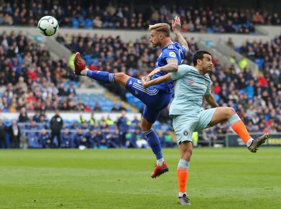 Joe Bennett Cardiff City Pedro Chelsea Editorial Stock Photo - Stock ...
