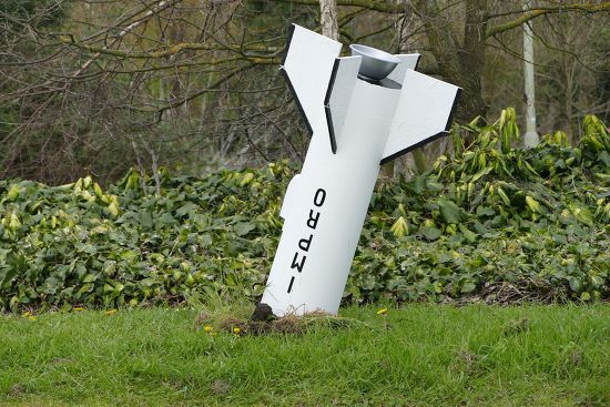 Rocket Has Appeared On Roundabout Near Editorial Stock Photo - Stock ...