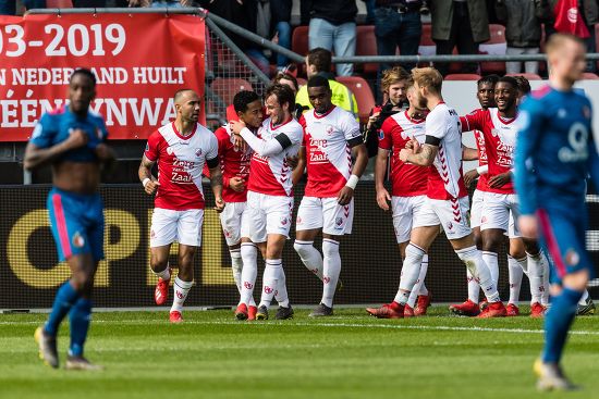 Fc Utrecht Players Cheer After Scoring Editorial Stock Photo - Stock ...