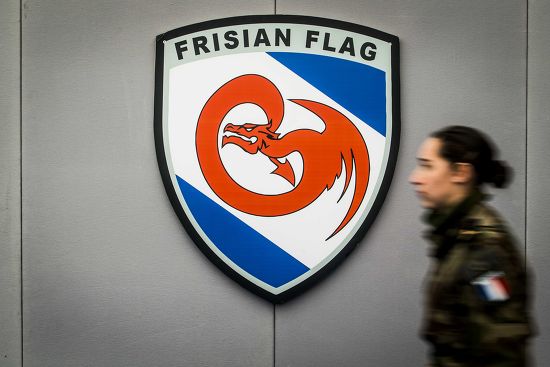 Logo Frisian Flag During International Exercise Editorial Stock Photo ...