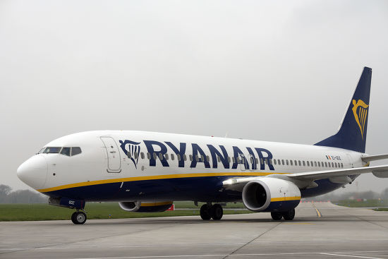 First Ryanair Flight Dublin Lands London Editorial Stock Photo - Stock ...