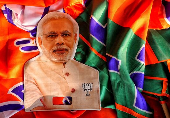 Prime Minister Mr Narendra Modis Cutout Editorial Stock Photo - Stock ...