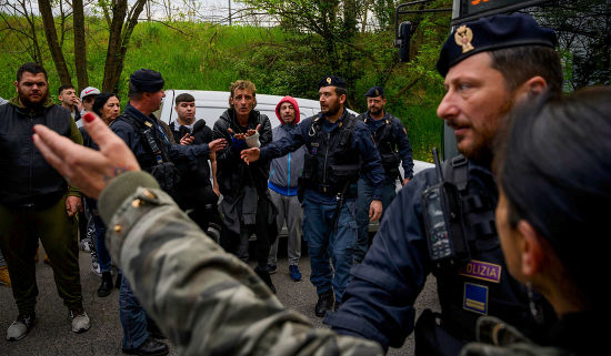 Residents Protest Against 70 Gypsies Living Editorial Stock Photo ...