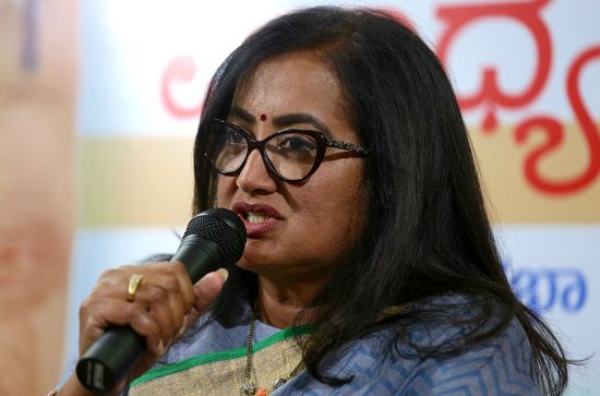 South Indian Actress Sumalatha Ambareesh Independent Editorial Stock ...