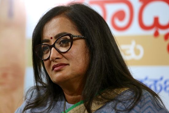 South Indian Actress Sumalatha Ambareesh Independent Editorial Stock ...