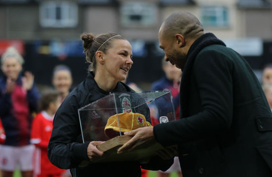 Loren Dykes Wales Receives Special Cap Editorial Stock Photo - Stock ...