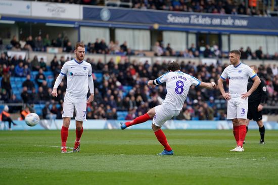 Goal Brett Pitman Portsmouth Scores Free Editorial Stock Photo - Stock ...