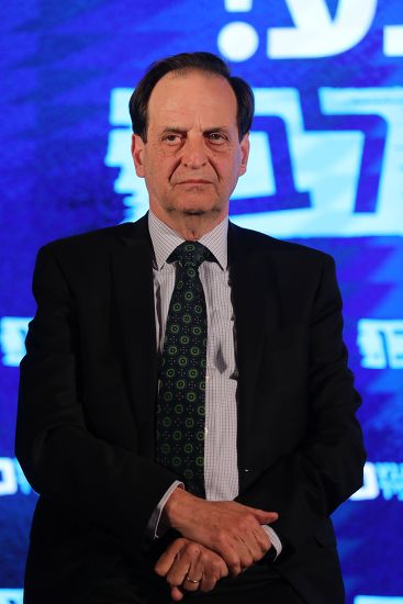 Israeli Former Justice Minister Dan Meridor Editorial Stock Photo ...