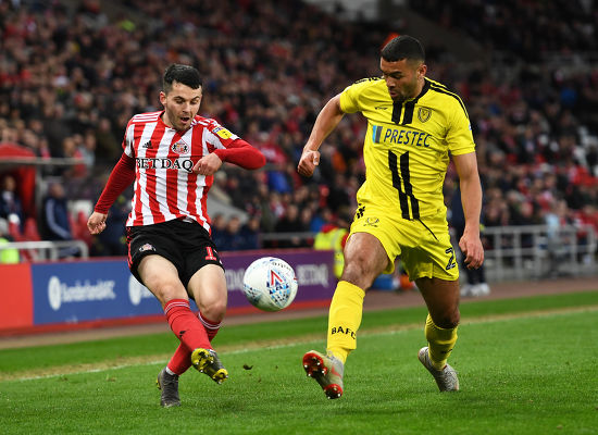 Lewis Morgan Sunderland Tries Get Ball Editorial Stock Photo - Stock ...