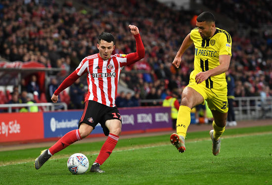 Lewis Morgan Sunderland Tries Get Ball Editorial Stock Photo - Stock ...