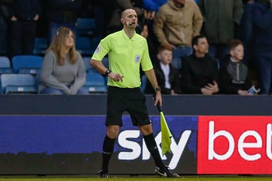 Assistant Referee Nigel Lugg During Efl Editorial Stock Photo - Stock ...