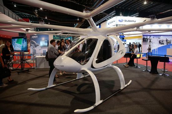 Volocopter 2x Electric Helicopter 18 Rotor Editorial Stock Photo ...
