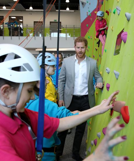 Prince Harry Starts Wall Climbing Competition Editorial Stock Photo ...