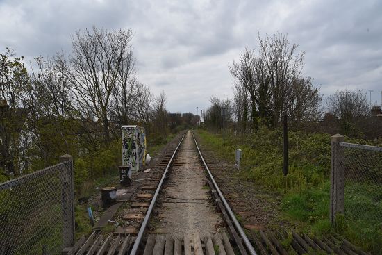 Angerstein Crossing Only Pedestrian Railway Crossing Editorial Stock ...