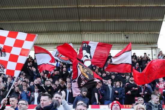 Middlesbrough Fans Wave Their Flags Ahead Editorial Stock Photo - Stock ...