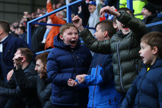Tranmere Fans Celebrate Editorial Stock Photo - Stock Image | Shutterstock