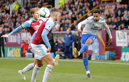 Josh Murphy Cardiff Hits Ball Past Editorial Stock Photo - Stock Image ...