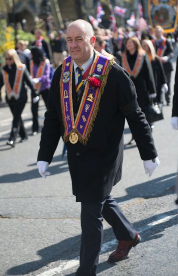 Orange Walk Parade By London Protestant Editorial Stock Photo - Stock ...