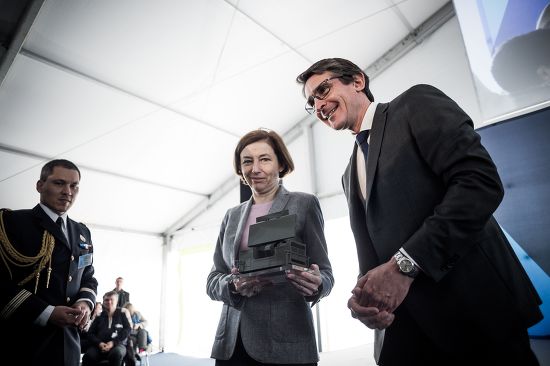 Patrice Caine Ceo Thales Florence Parly Editorial Stock Photo - Stock ...