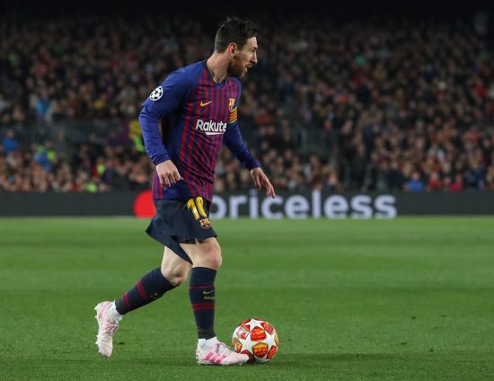 Lionel Messi Barcelona Mastercard Priceless Led Editorial Stock Photo ...