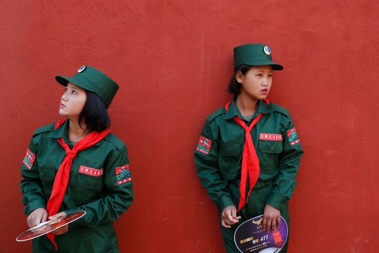 Young Female Uwsa Soldiers Before Parade Editorial Stock Photo - Stock ...