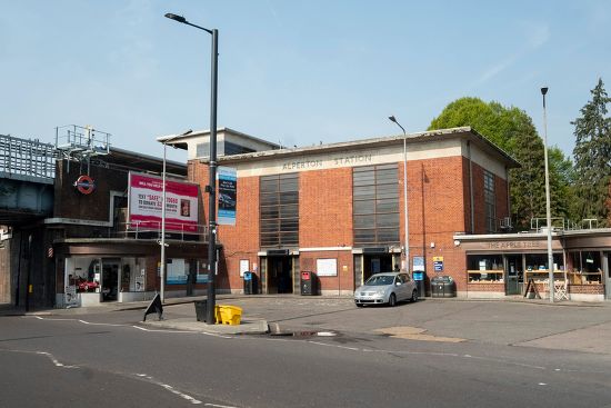 Exterior Alperton Tube Station Wembley Northwest Editorial Stock Photo ...