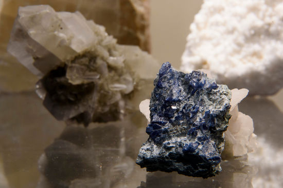Benitoite Rare Blue Barium Titanium Silicate Editorial Stock Photo ...