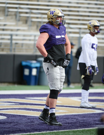 Offensive Tackle Trey Adams 72 Participates Editorial Stock Photo ...