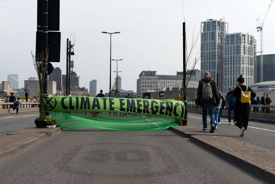 Large Extinction Rebellion Banner That Reads Editorial Stock Photo ...