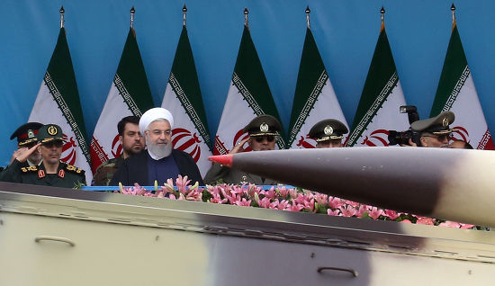 Iranian President Hassan Rouhani Attends Military Editorial Stock Photo ...