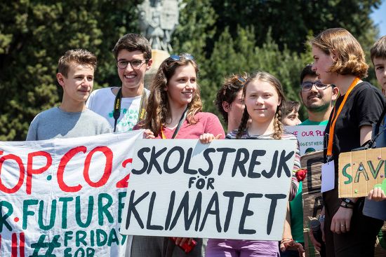 Swedish Climate Activist Greta Thunberg Addresses Editorial Stock Photo ...