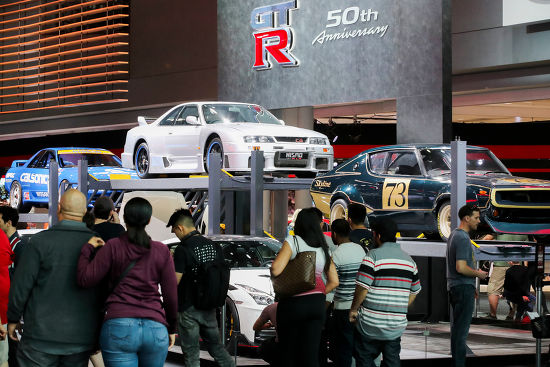 Visitors Look Nissan Gtr Family Cars Editorial Stock Photo - Stock ...