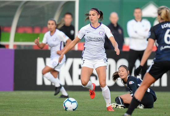 Alex Morgan 13 Pushes Ball Field Editorial Stock Photo - Stock Image ...