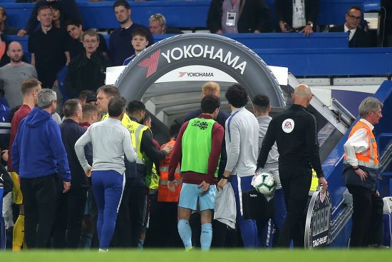 Tempers Flare Players Tunnel Final Whistle Editorial Stock Photo ... Tempers Flare Players Tunnel Final Whistle Editorial Stock Photo ...
