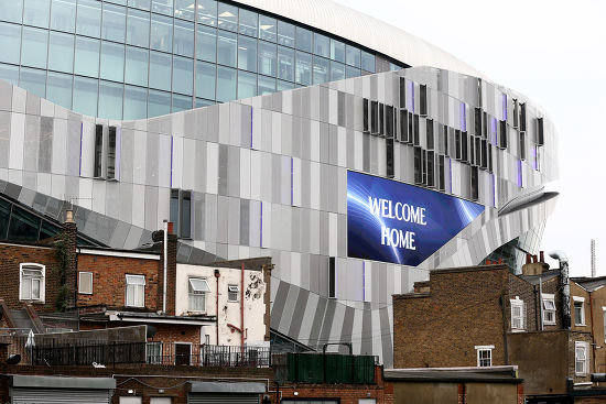 Welcome Home Screen Shown Outside Stadium Editorial Stock Photo - Stock ...