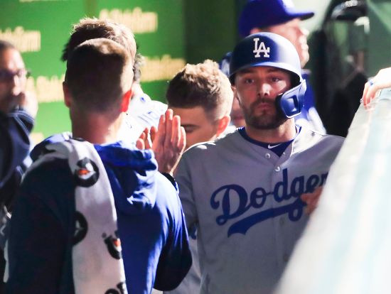 Los Angeles Dodgers Center Fielder Aj Editorial Stock Photo - Stock ...