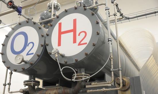 Two Tanks Marked O2 Oxygene H2 Editorial Stock Photo - Stock Image ...