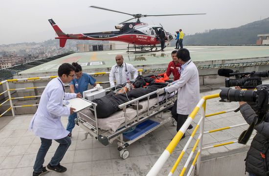 Malaysian Climber Wui Kin Chin Transported Editorial Stock Photo ...