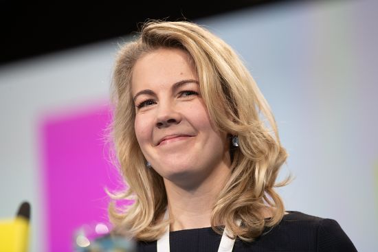 General Secretary Linda Teuteberg Speaks During Editorial Stock Photo ...