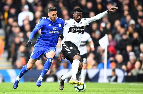 Victor Camarasa Cardiff City Battles Andre Editorial Stock Photo ...