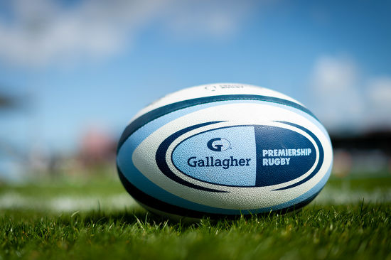 Gallagher Premiership Rugby Gilbert Match Ball Editorial Stock Photo ...