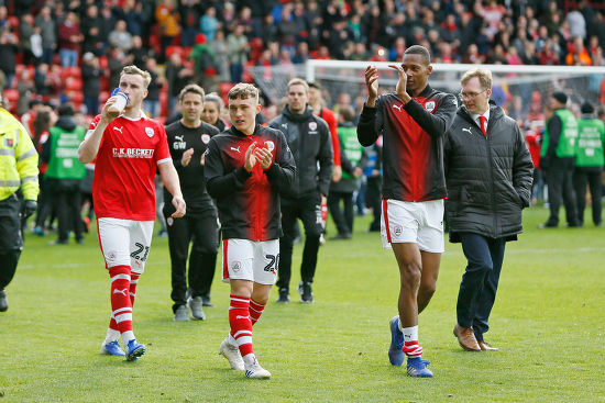 Barnsley Players Applauds Fans Full Time Editorial Stock Photo - Stock ...