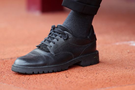 Manchester City Manager Pep Guardiola Shoes Editorial Stock Photo ...