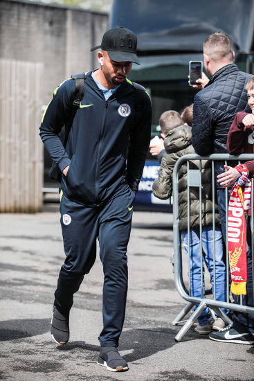 Gabriel Jesus Arrives Turf Moor Ahead Editorial Stock Photo - Stock ...