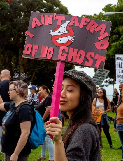 Counter Protester Against Upnf Farright Rally Editorial Stock Photo ...