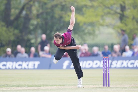 Joshua Davey Somerset Action During Middlesex Editorial Stock Photo ...