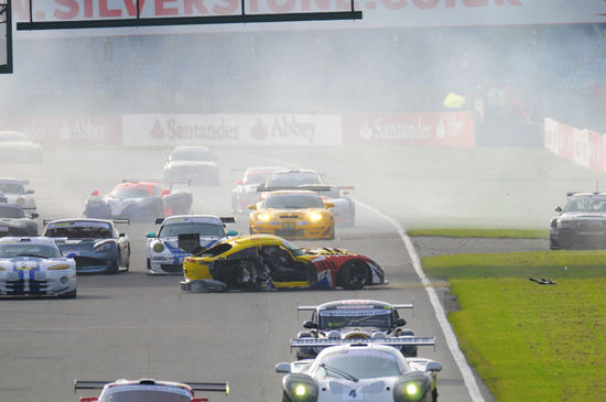 Andy Neate Crashes His Tvr Sagaris Editorial Stock Photo - Stock Image ...